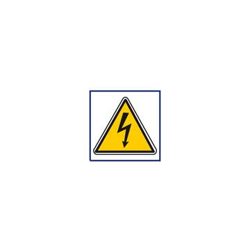 Pictogramme de Sécurité " Danger électrique " Imprimé - SIGMA