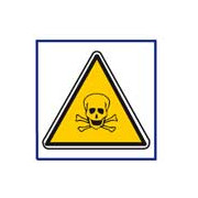 Pictogramme de Sécurité " Matieres Toxiques " Imprimé - SIGMA