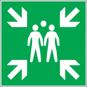 Pictogramme Point de rassemblement Imprimé - SIGMA