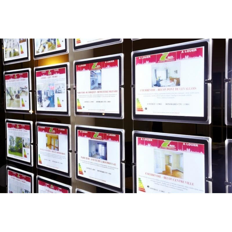 signaletique cable led module porte affiche a4 - SIGMA