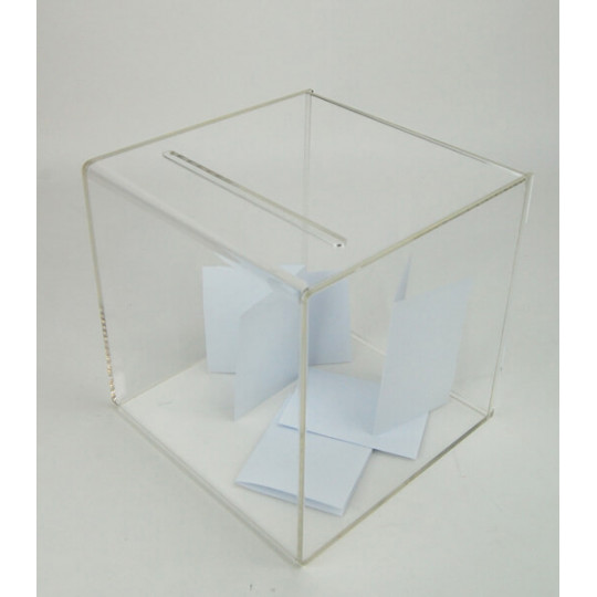 Urne économique transparente de Vote en acrylique - SIGMA