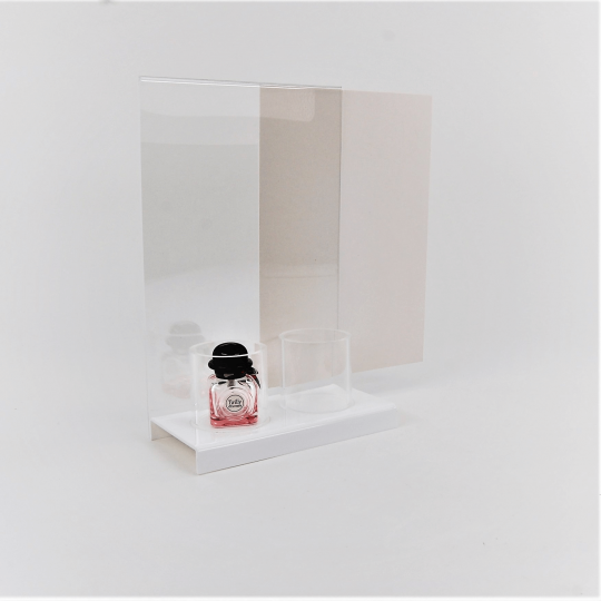 presentoir podium visuel 2 tubes - SIGMA