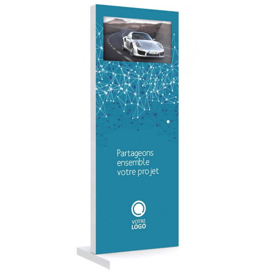 Totem vidéo avec écran 22" + Personnalisation - SIGMA