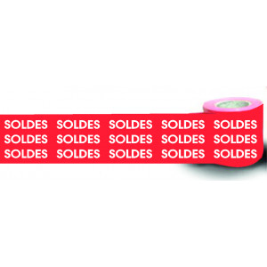 Cache Palette "SOLDES" en rouleau Ht 15cm x 20mL - SIGMA