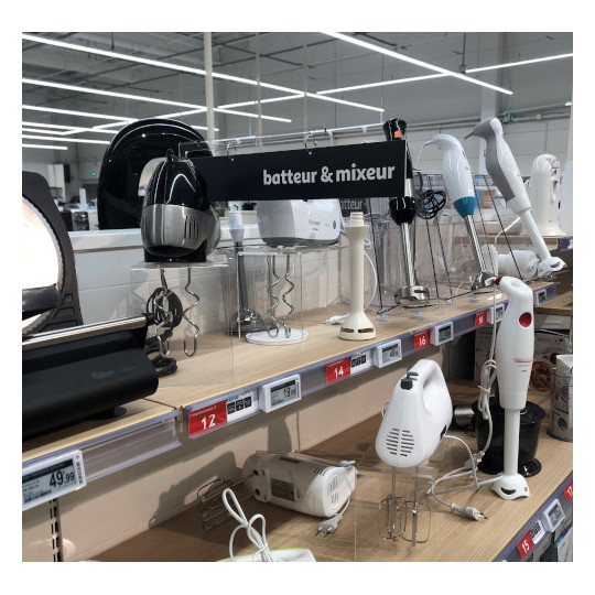 Réalisation d'une potence de PLV transparente avec fixation magnétique ...