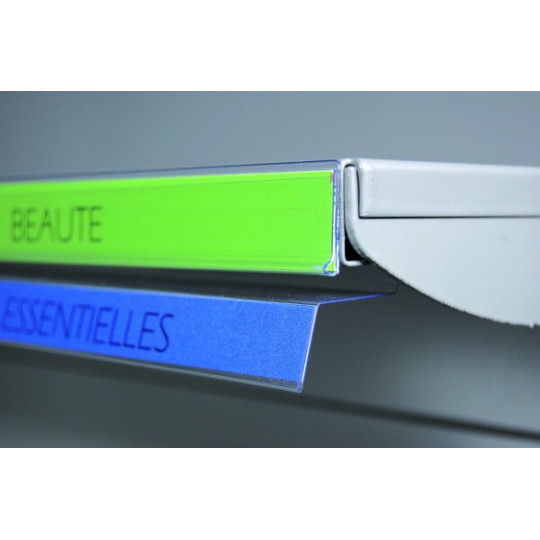 Réglette porte étiquette Bonus sous tablette de rayon - SIGMA