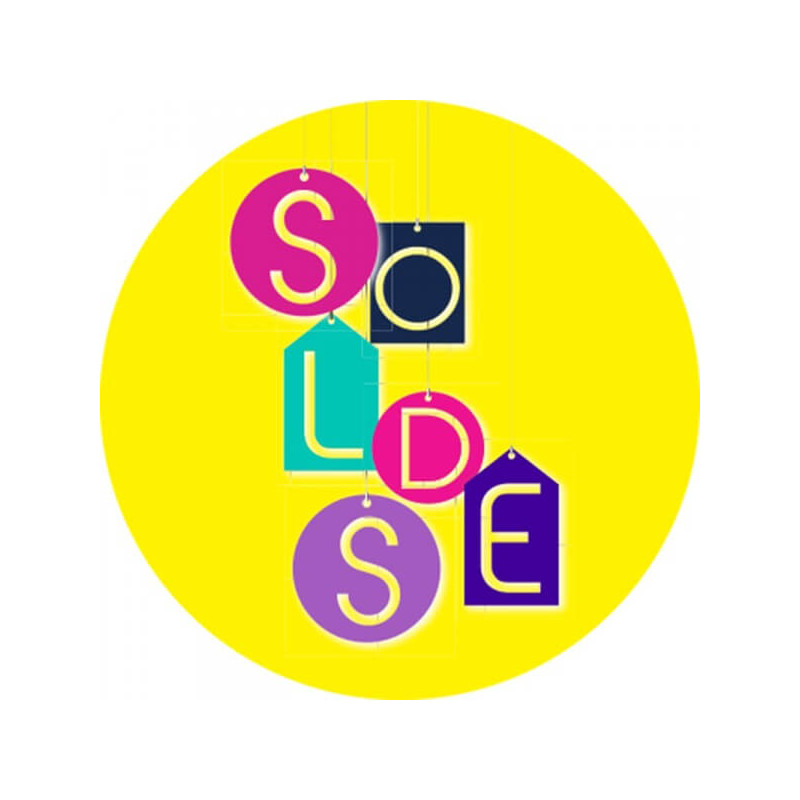 PLV adhésifs, séparateurs de rayons ou affichette Soldes - SIGMA