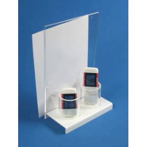 presentoir podium visuel 2 tubes - SIGMA