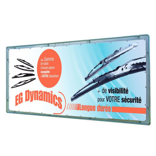 Structure support pour Banderole Publicitaire - Sigma Signalisation