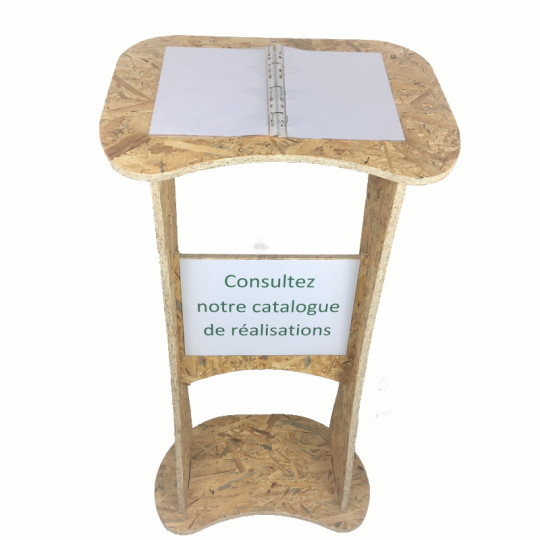 Pupitre oratoire & Discours en Bois Compressé - Sigma Signalisation