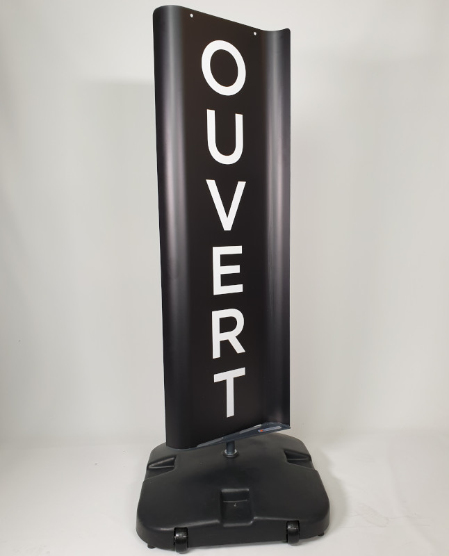 Chevalet Stop Trottoir pour Extérieur - Sigma Signalisation PLV Pro